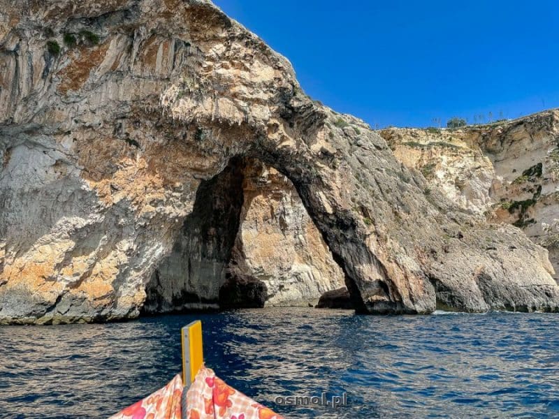 Blue Grotto na Malcie i rejs łódką od strony morza